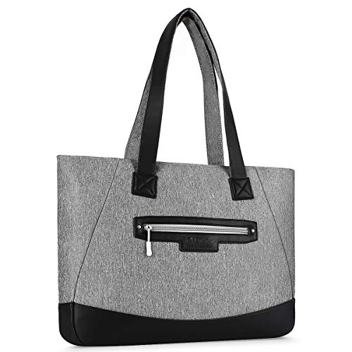 Mosiso Laptop Tote Bag Up To 17 3 Inch Water Resistant Pu